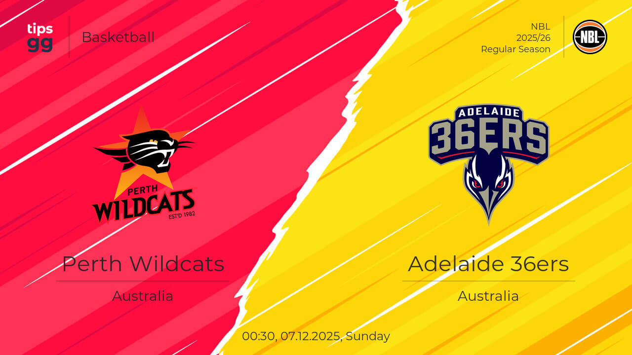 Perth Wildcats vs Adelaide 36ers 07.12.2025 at NBL 2025/26 | Basketball ...