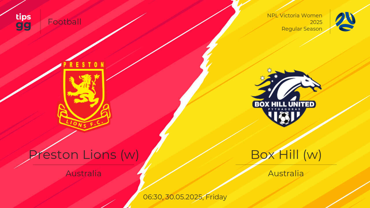 Preston Lions (w) vs Box Hill (w) 31.05.2025 Match Overview | Tips.GG