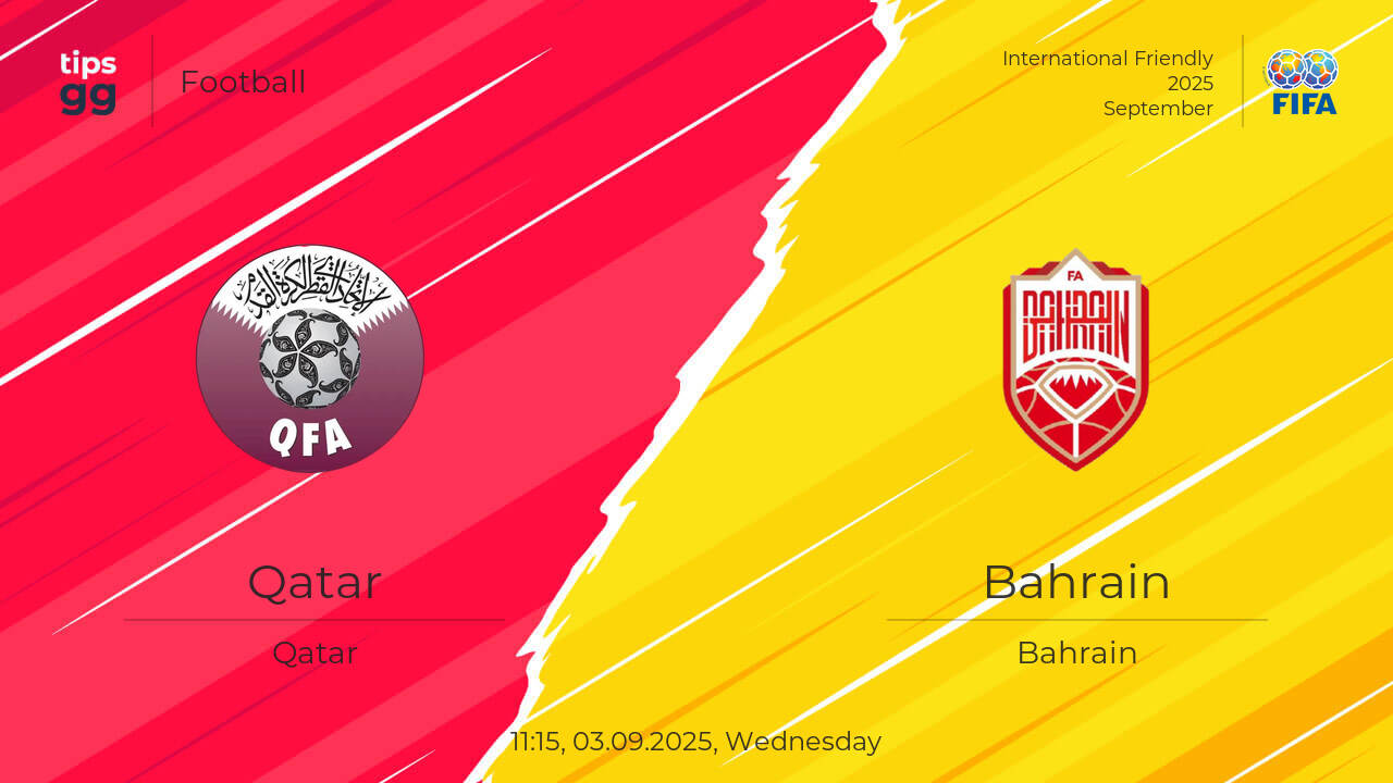 Qatar vs Bahrain live score 03.09.2025 – today match results | Tips.GG
