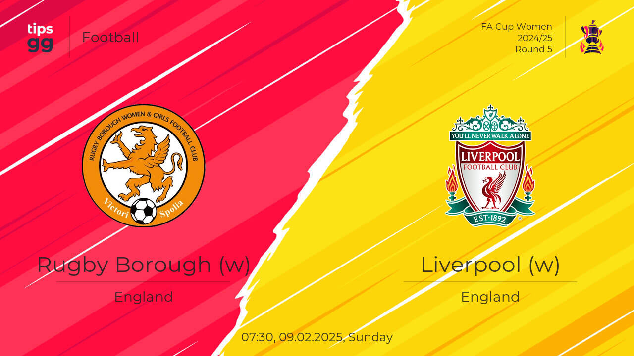 Rugby Borough (w) vs Liverpool (w) 09.02.2025 Match Overview | Tips.GG