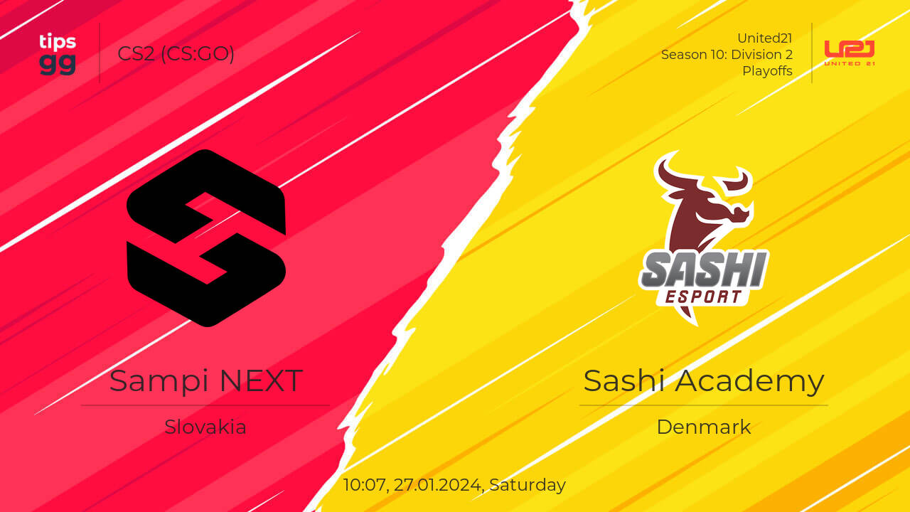 Sampi NEXT vs Sashi Academy 27.01.2024 at United21 Season 10: Division ...