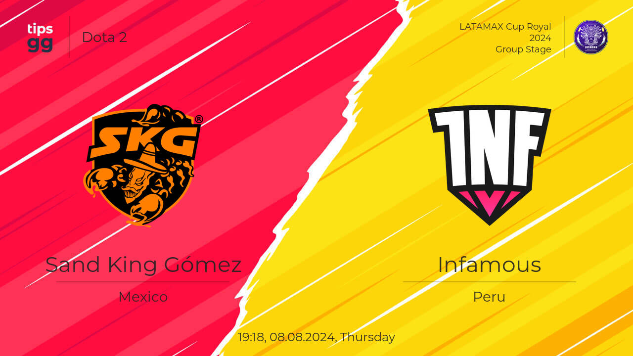Sand King Gómez vs Infamous 08.08.2024 – Match Prediction | Dota 2 ...
