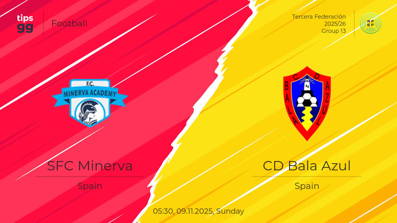 SFC Minerva CD Bala Azul Odds 09.11.2025 | Tips.GG