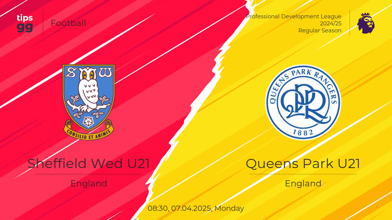Sheffield Wed U21 vs Queens Park R U21 08.04.2025 at Professional ...