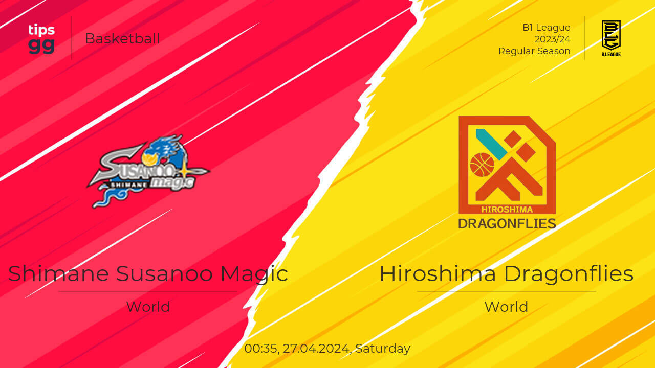 Shimane Susanoo Magic vs Hiroshima Dragonflies 27.04.2024 – Match ...