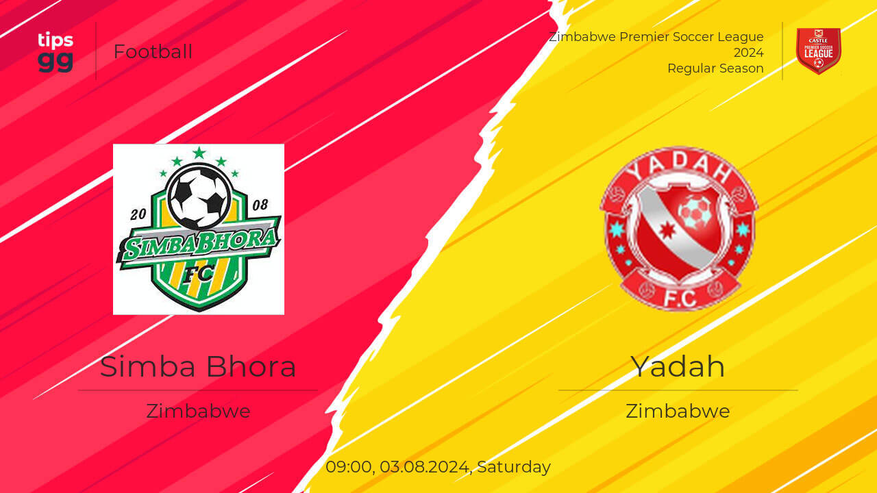 Watch Simba Bhora vs Yadah FC 03.08.2024 – Live Stream | Football | Tips.GG
