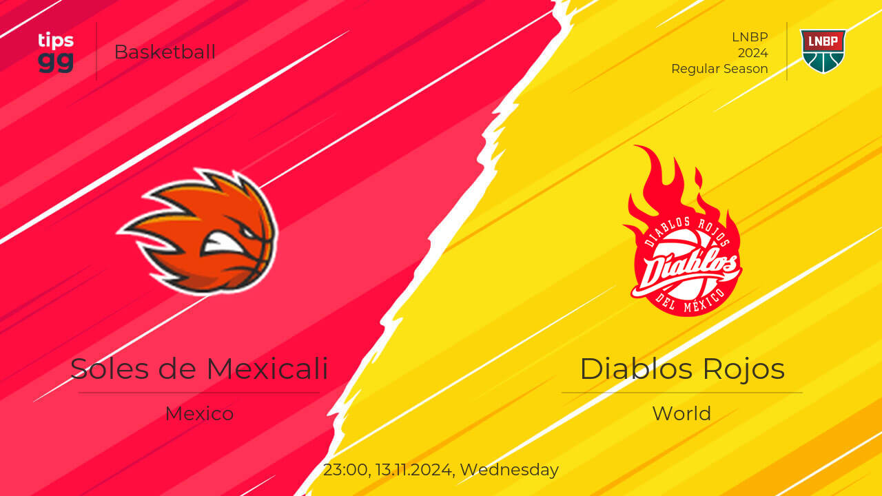 Soles de Mexicali vs Diablos Rojos 14.11.2024 at LNBP 2024 | Basketball ...
