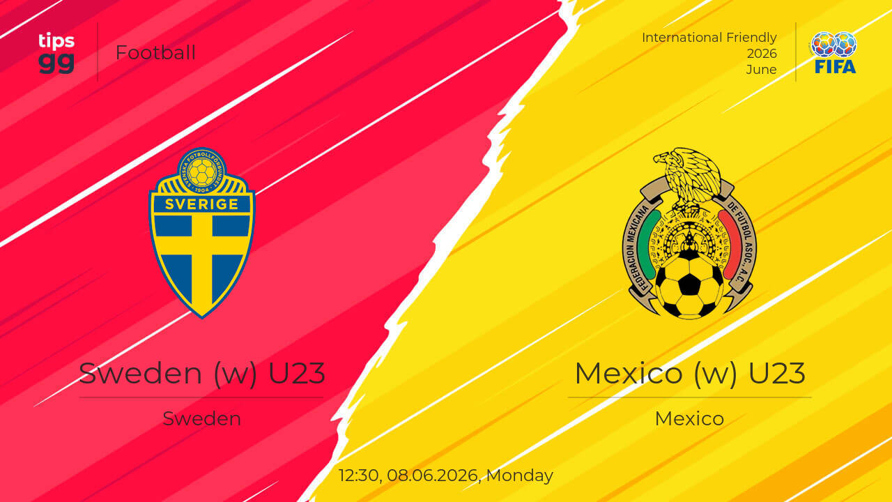Sweden (w) U23 vs Mexico (w) U23 live score 08.06.2026 – today match ...