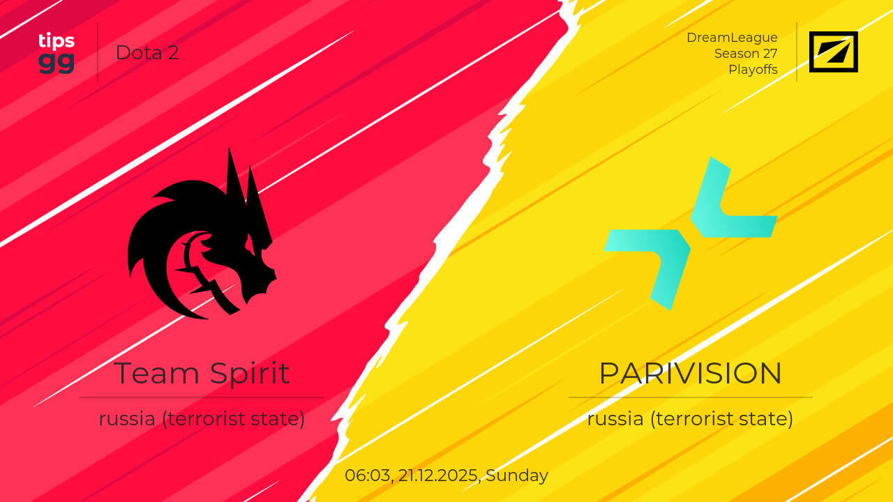 Team Spirit vs PARIVISION 21.12.2025 at DreamLeague Season 27 | Dota 2 ...