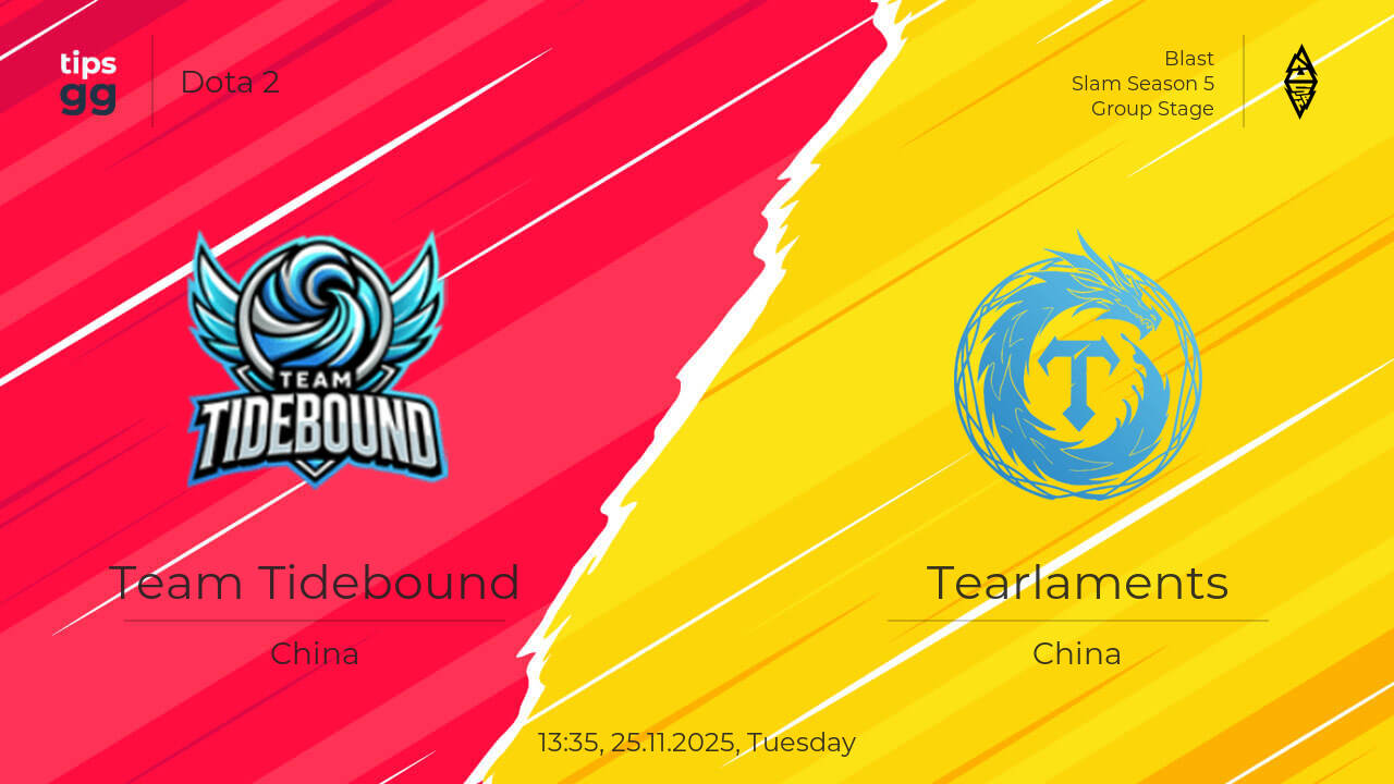 Team Tidebound vs Tearlaments 25.11.2025 at Blast Slam Season 5 | Dota ...