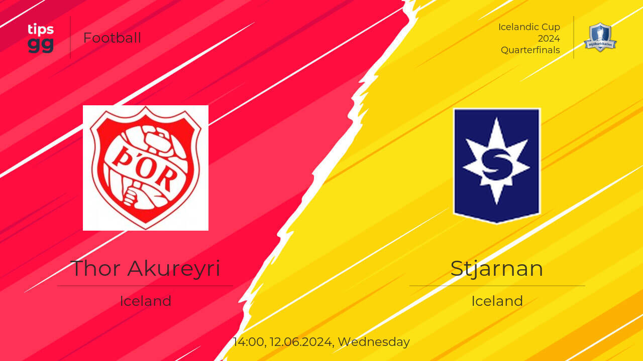 Thor Akureyri vs Stjarnan Gardabaer 12.06.2024 at Icelandic Cup 2024 ...