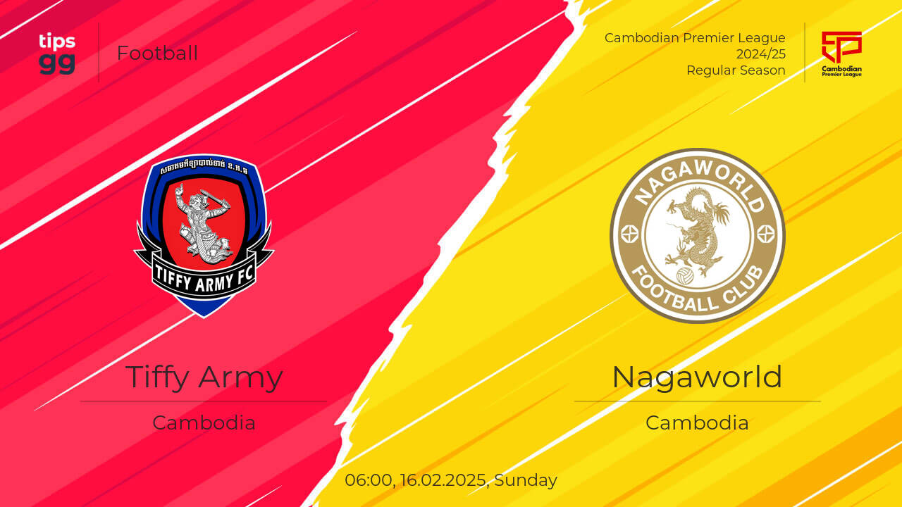 Tiffy Army Nagaworld Odds 16.02.2025 | Tips.GG