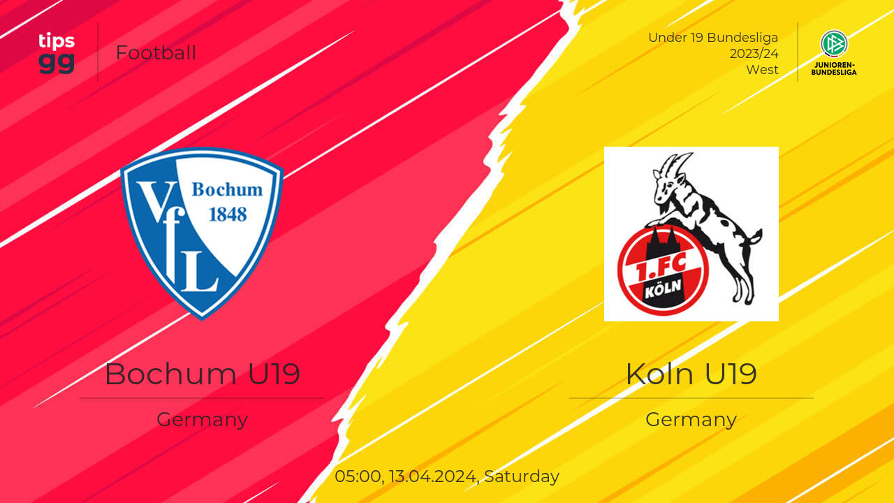 Watch VfL Bochum U19 vs Koln U19 13.04.2024 – Live Stream | Football ...