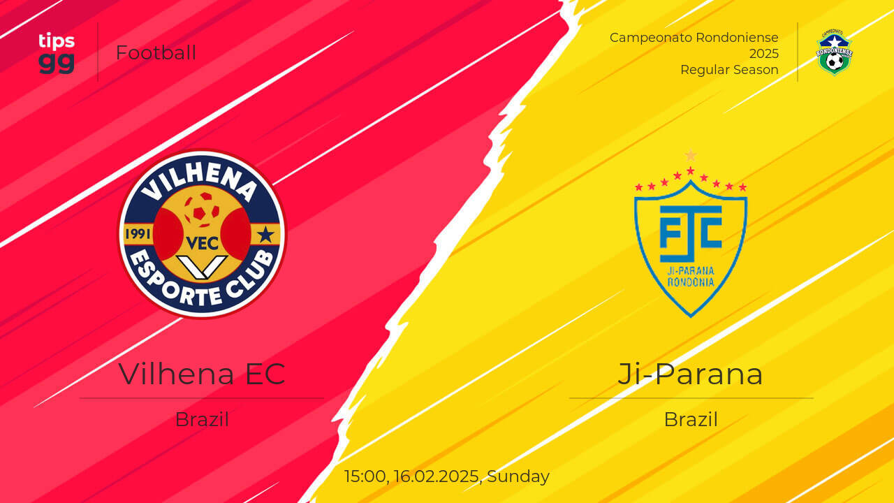 Vilhena EC vs Ji-Parana 12.02.2025 Match Overview | Tips.GG