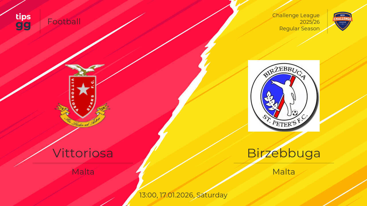 Vittoriosa vs Birzebbuga Prediction 17.01.2026 | Tips.GG