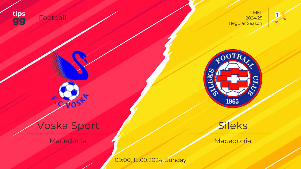 Voska Sport vs Sileks Odds & Betting Lines 15.09.2024 | Football | Tips.GG