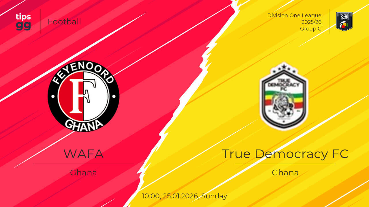 WAFA vs True Democracy FC live score 25.01.2026 – today match results ...
