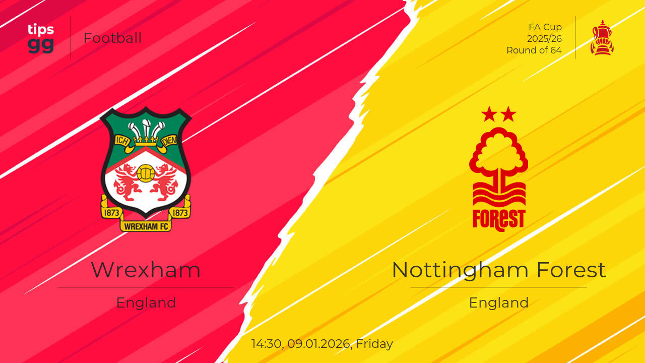Wrexham vs Nottingham Forest Prediction 09.01.2026 | Tips.GG