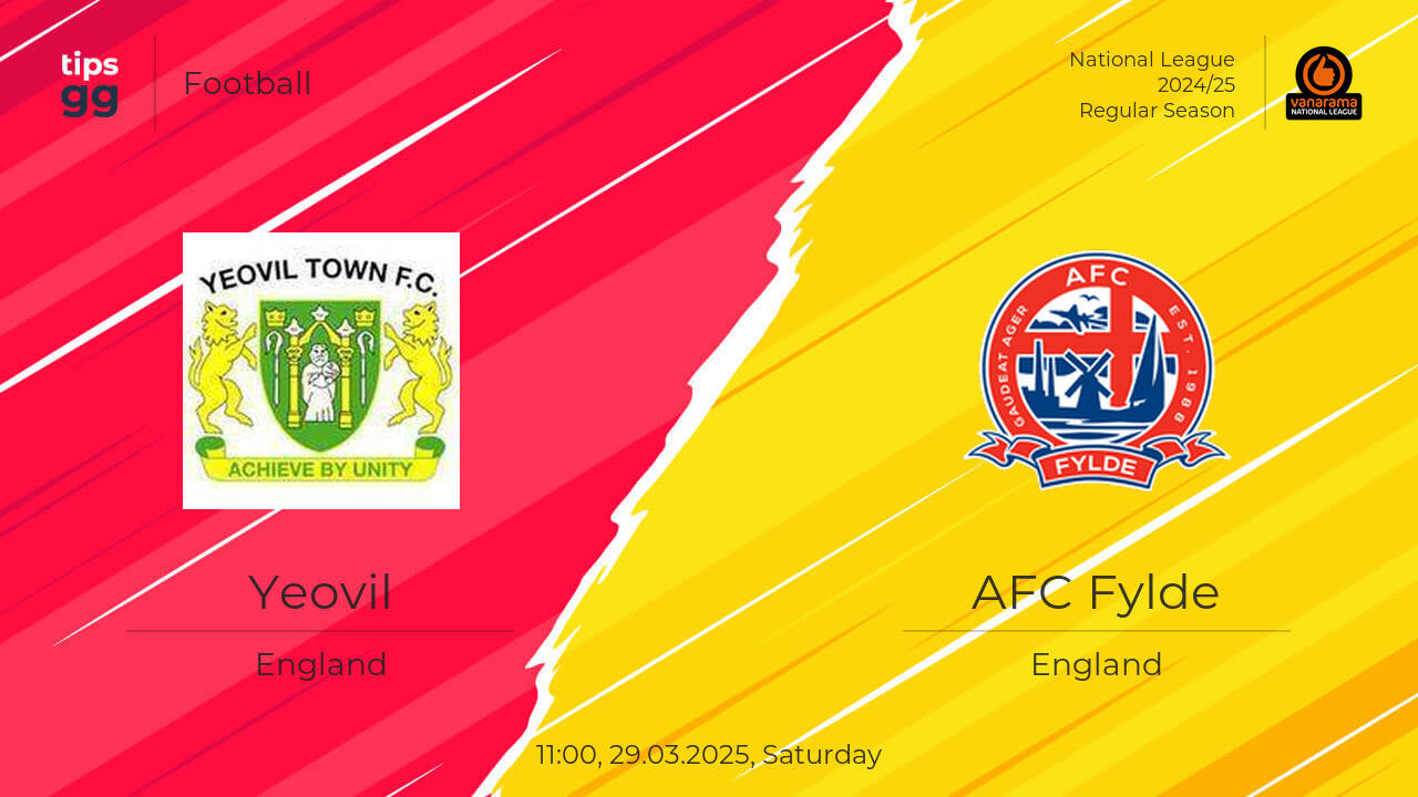 Watch Yeovil Town vs AFC Fylde 29.03.2025 – Live Stream | Football ...