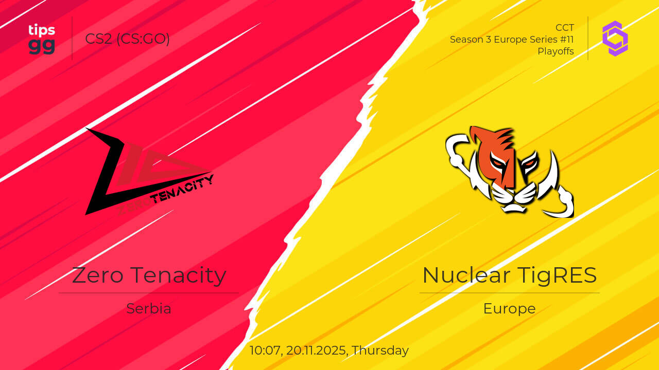 Zero Tenacity vs Nuclear TigRES Prediction | 20.11.2025 | CS2 (CS:GO ...