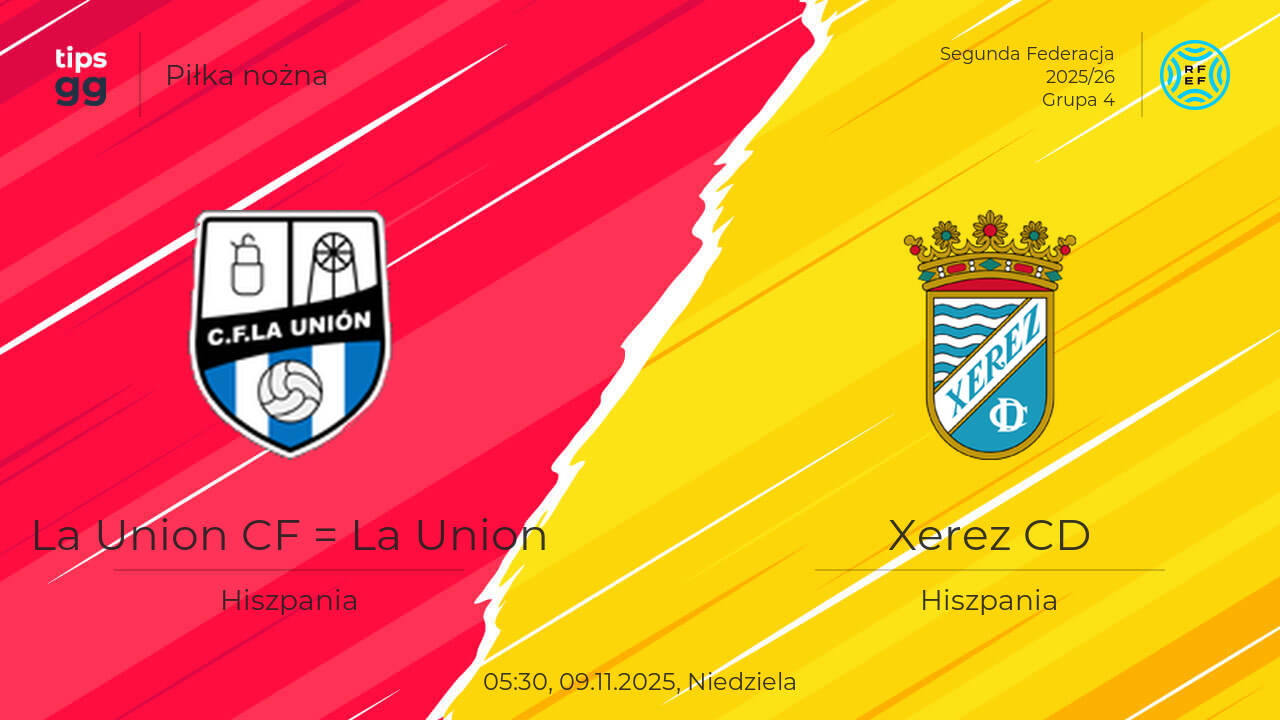 Oglądaj La Union CF = La Union kontra Xerez CD 09.11.2025 – transmisje ...