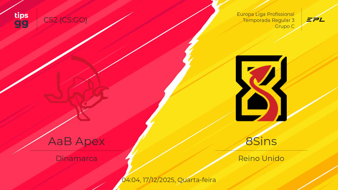 AaB Apex x 8Sins 17/12/2025 – Palpite dos Jogo | CS2 (CS:GO) | Tips.GG