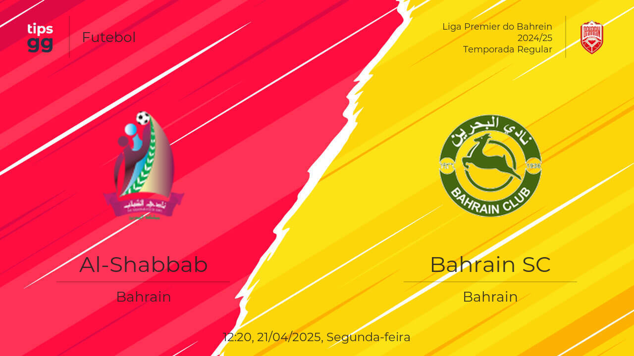 Assista Al-Shabbab x Bahrain SC 21/04/2025 – Transmissões ao vivo ...