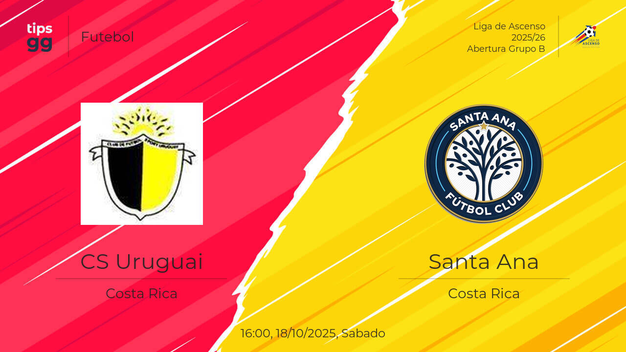 CS Uruguai x Santa Ana live score 19/10/2025 - resultados dos jogos de ...