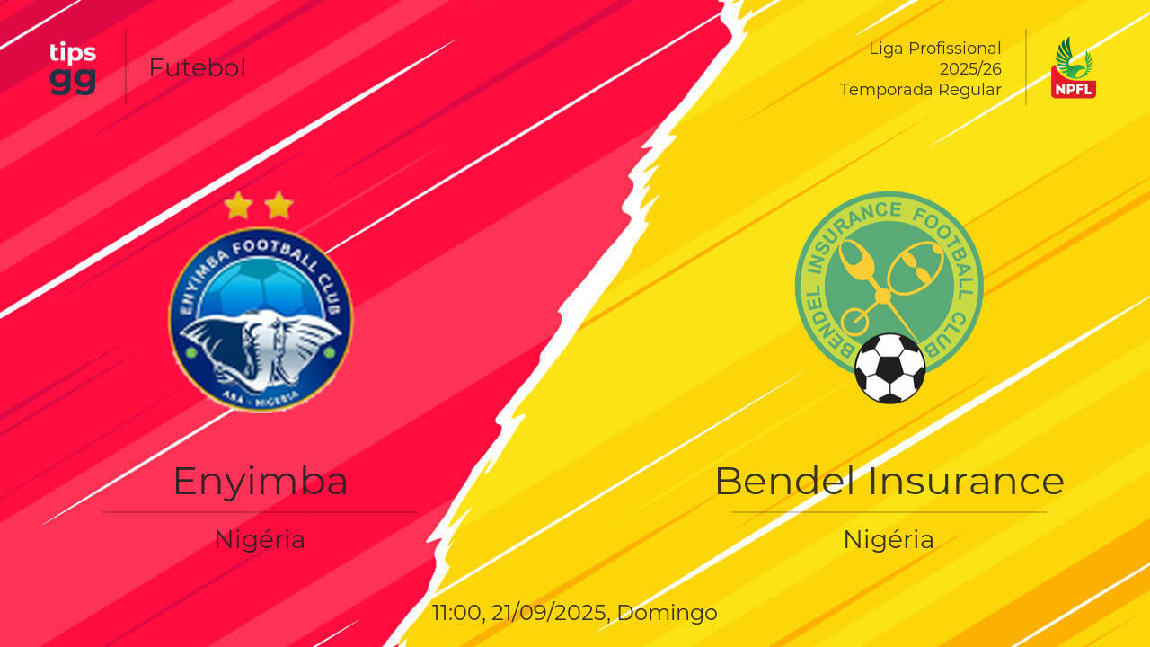Enyimba x Bendel Insurance Palpite | 21/09/2025 | Futebol | Tips.GG