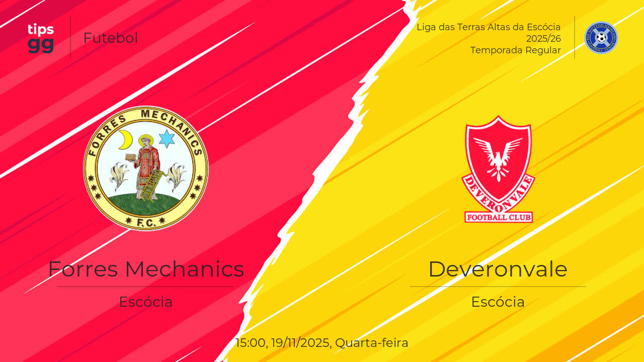 Forres Mechanics x Deveronvale live score 19/11/2025 - resultados dos ...