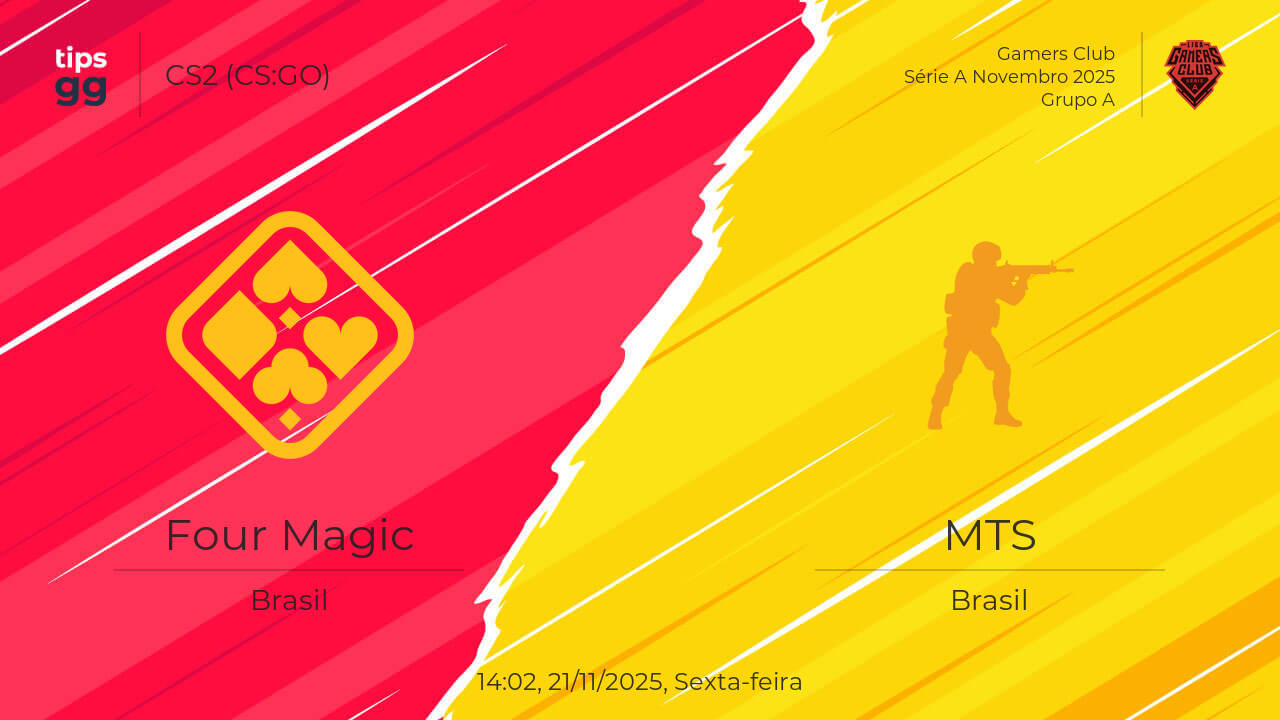 Assista Four Magic x MTS 21/11/2025 – Transmissões ao vivo | CS2 (CS:GO ...
