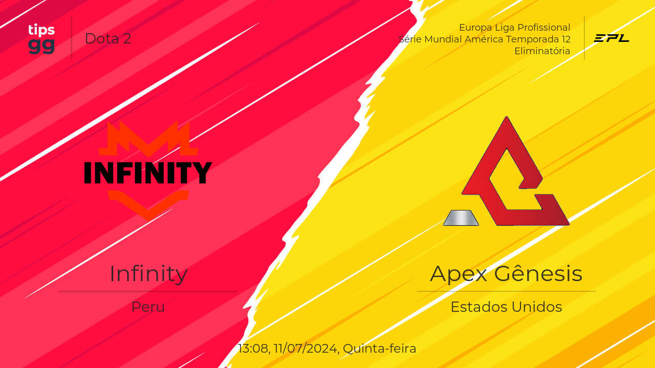 Assista Infinity x Apex Gênesis 11/07/2024 – Transmissões ao vivo ...