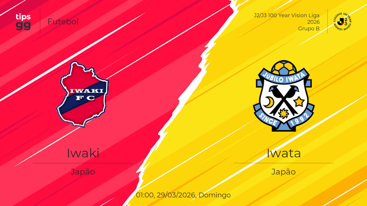 Iwaki x Iwata live score 29/03/2026 - resultados dos jogos de hoje ...