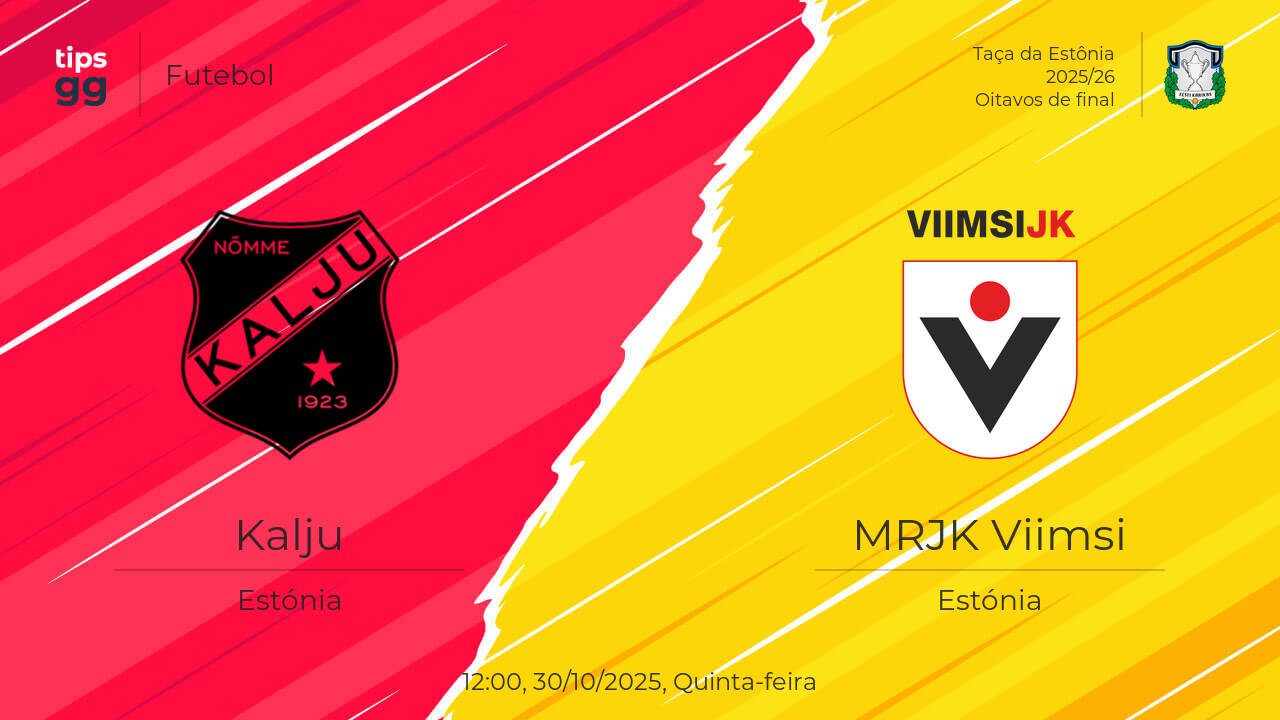 Kalju x MRJK Viimsi Palpite | 30/10/2025 | Futebol | Tips.GG