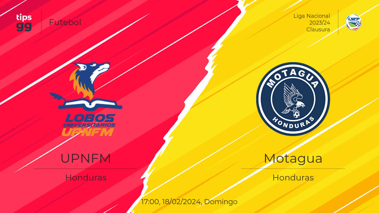 Lobos UPNFM x Motagua Odds casas de apostas 18/02/2024 | Futebol | Tips.GG