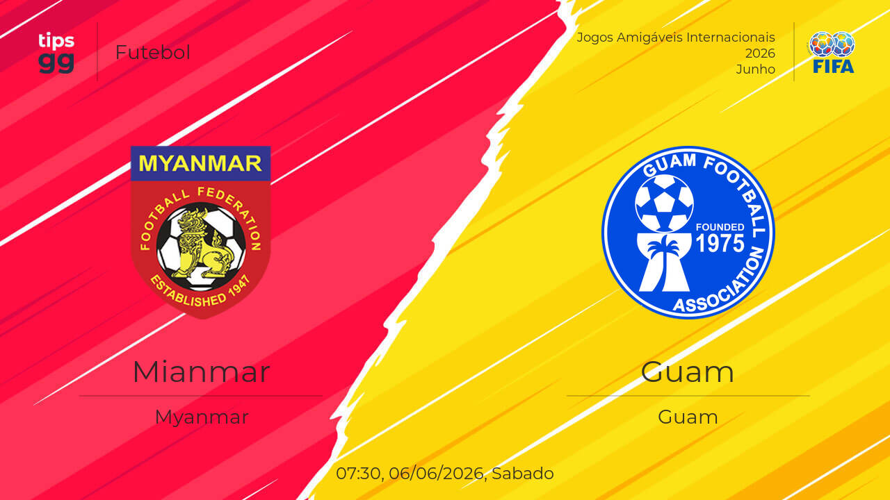 Mianmar x Guam live score 06/06/2026 - resultados dos jogos de hoje ...
