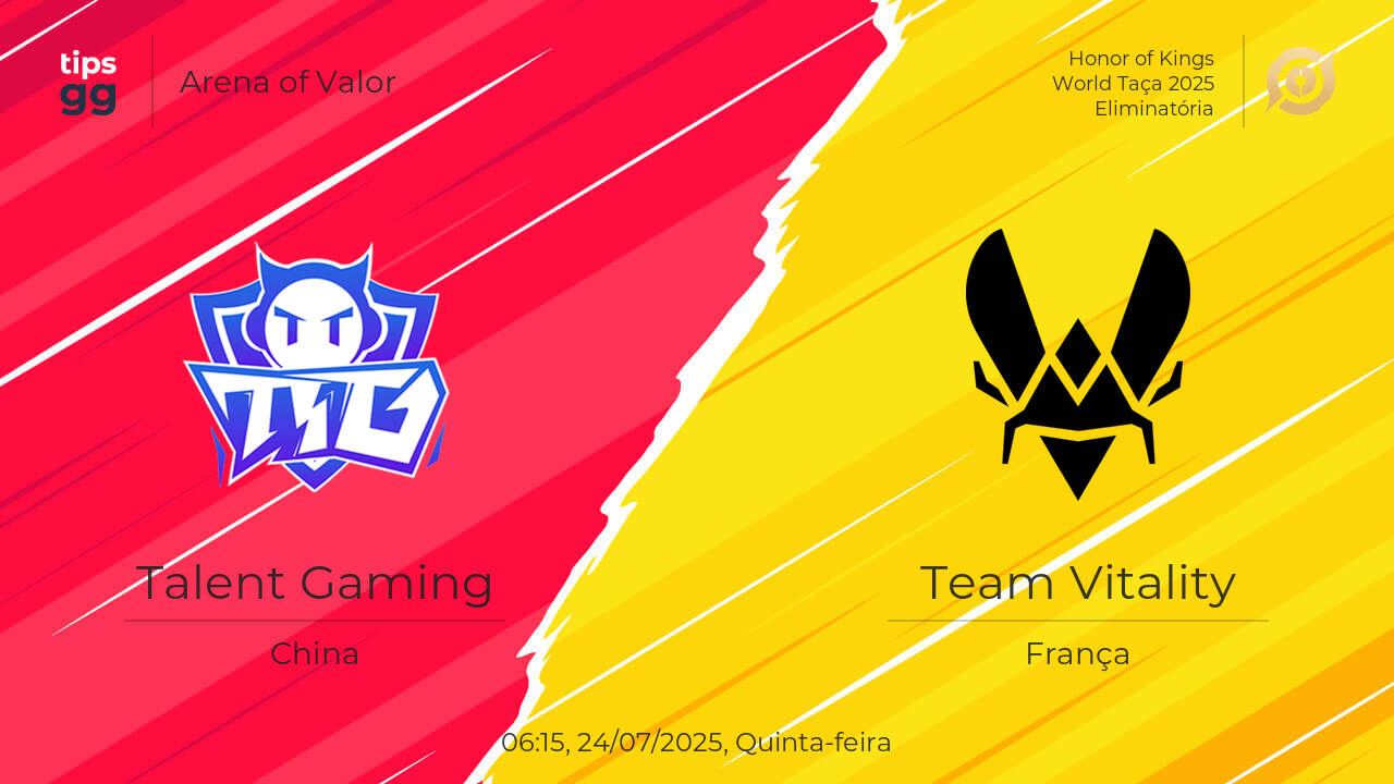 Assista Talent Gaming x Team Vitality 24/07/2025 – Transmissões ao vivo ...