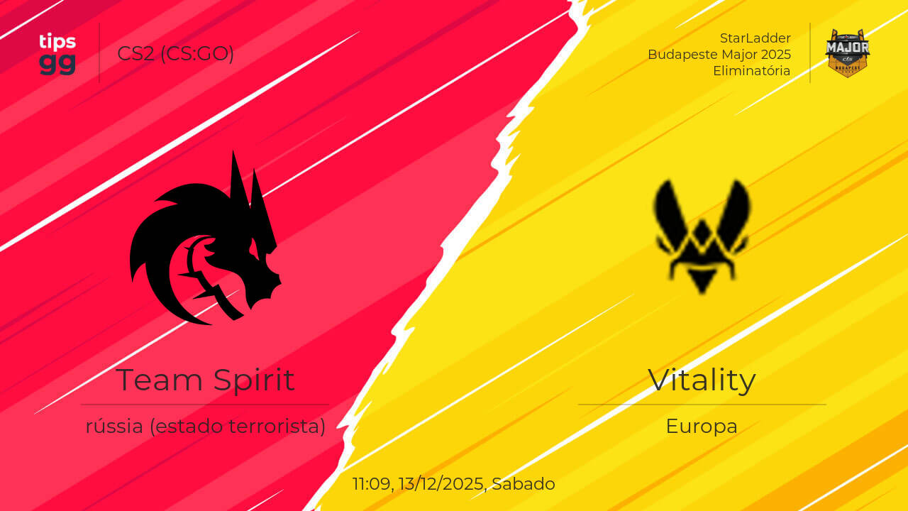 Team Spirit x Vitality 13/12/2025 – Palpite dos Jogo | CS2 (CS:GO ...