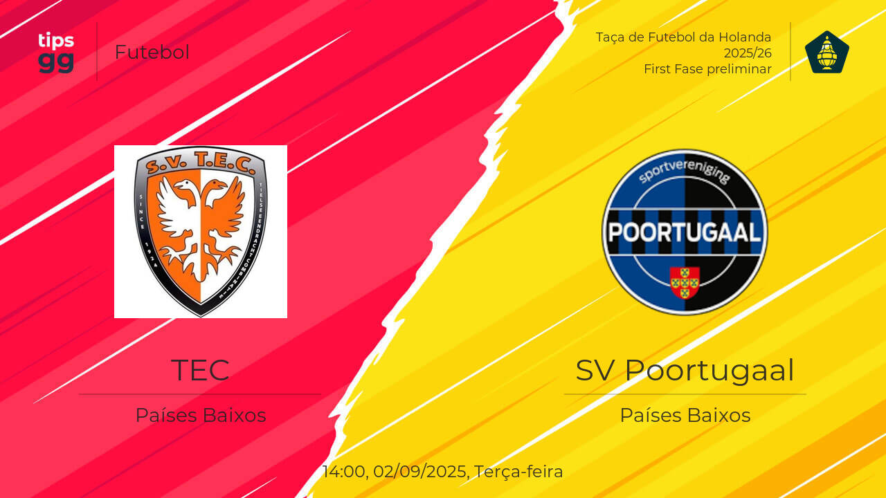 TEC x SV Poortugaal live score 02/09/2025 - resultados dos jogos de ...