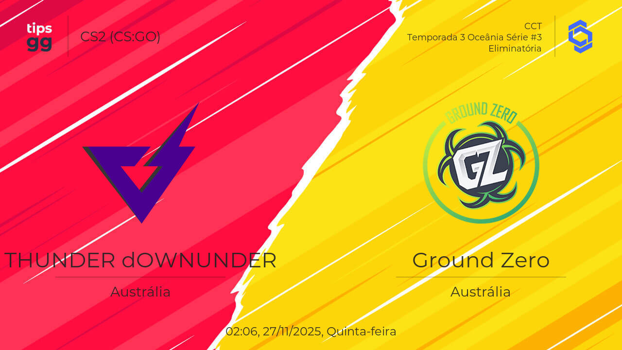THUNDER dOWNUNDER x Ground Zero 27/11/2025 na CCT Temporada 3 Oceânia ...