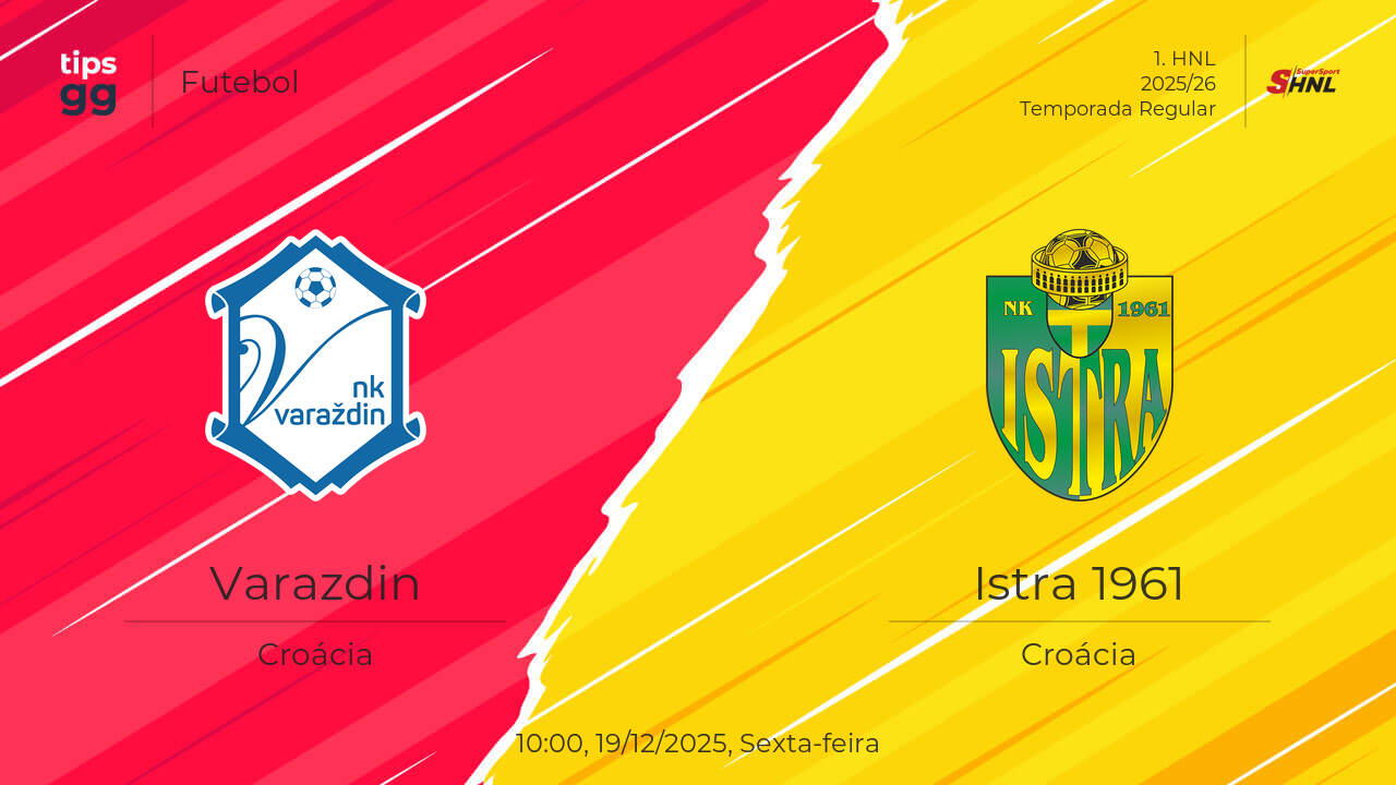 Varazdin x Istra 1961 live score 20/12/2025 - resultados dos jogos de ...