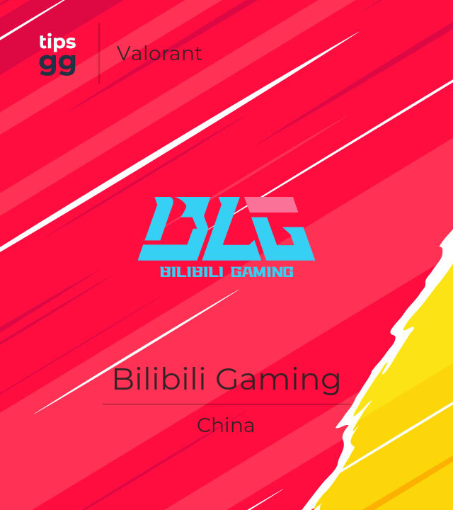 Bilibili Gaming Valorant China: próximos jogos e resultados | Tips.GG