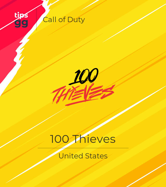 100 Thieves Call of Duty Team from United States | Tips.GG