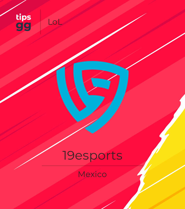 19esports LoL Team from Mexico | Tips.GG
