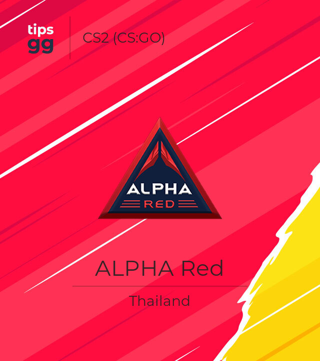 ALPHA Red CS2 (CS:GO) Team from Thailand | Tips.GG
