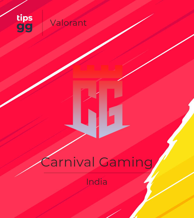 Carnival Gaming Valorant Team from India | Tips.GG