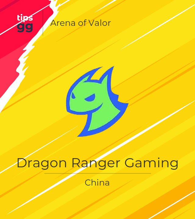 Dragon Ranger Gaming Arena of Valor Team from China | Tips.GG