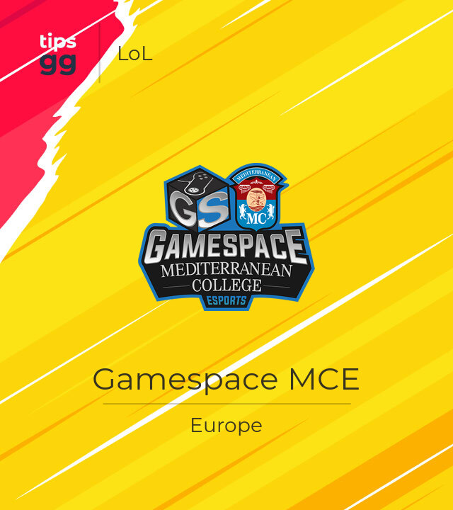 Gamespace MCE LoL Team from Europe | Tips.GG