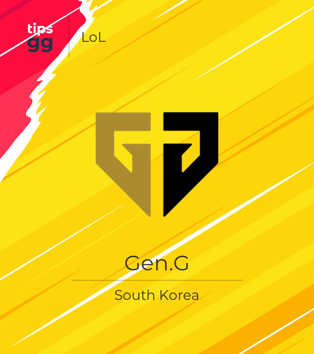 Gen.G LoL Team from South Korea | Tips.GG