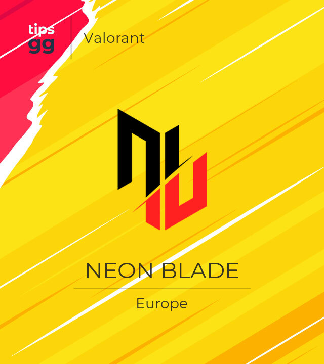 NEON BLADE Valorant Team from Europe | Tips.GG
